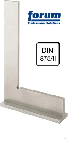 Kątownik 75x50mm ze stopką (przekrój 15x5mm) DIN 875/II ze stali ...